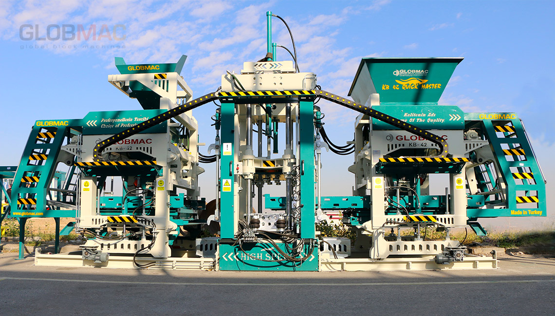 Interlocking Paving Stone Machine - Pumice Machine - Globmac